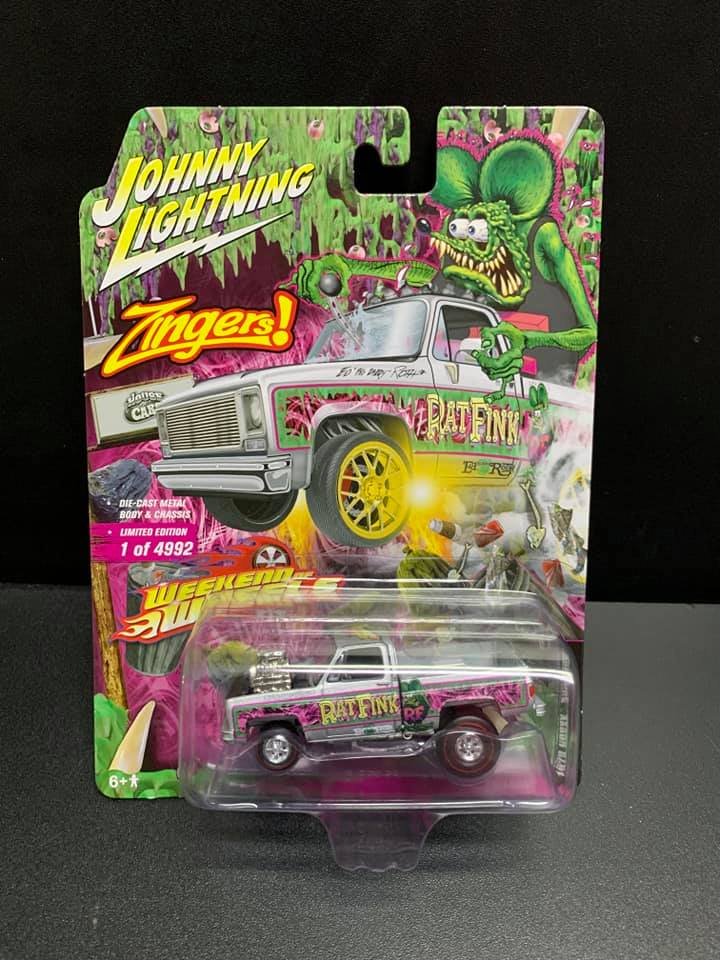 Johnny Lightning 2021 Weekend of Wheels Rat Fink Silverado Zinger ...